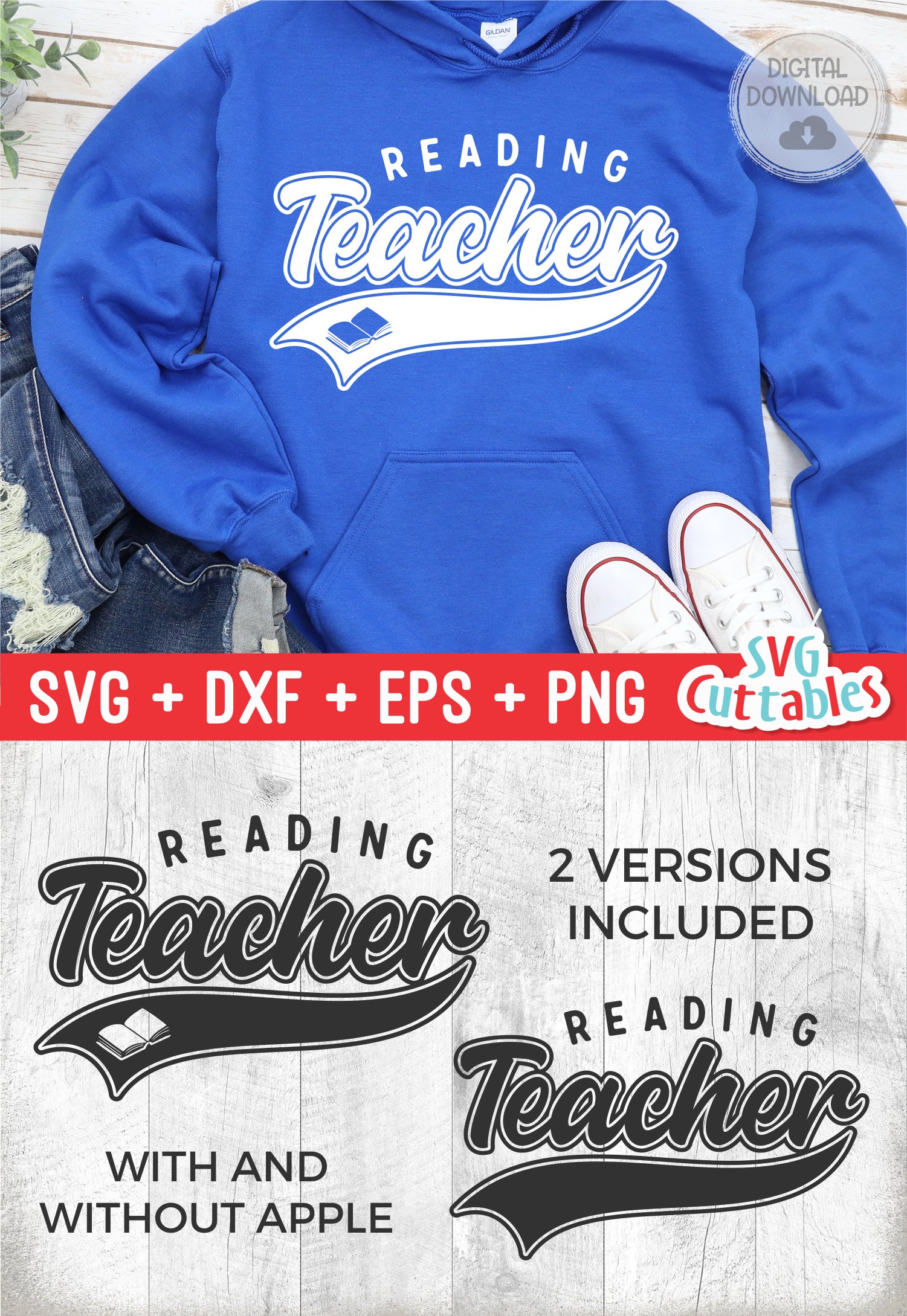 Reading Teacher SVG | Teacher Shirt