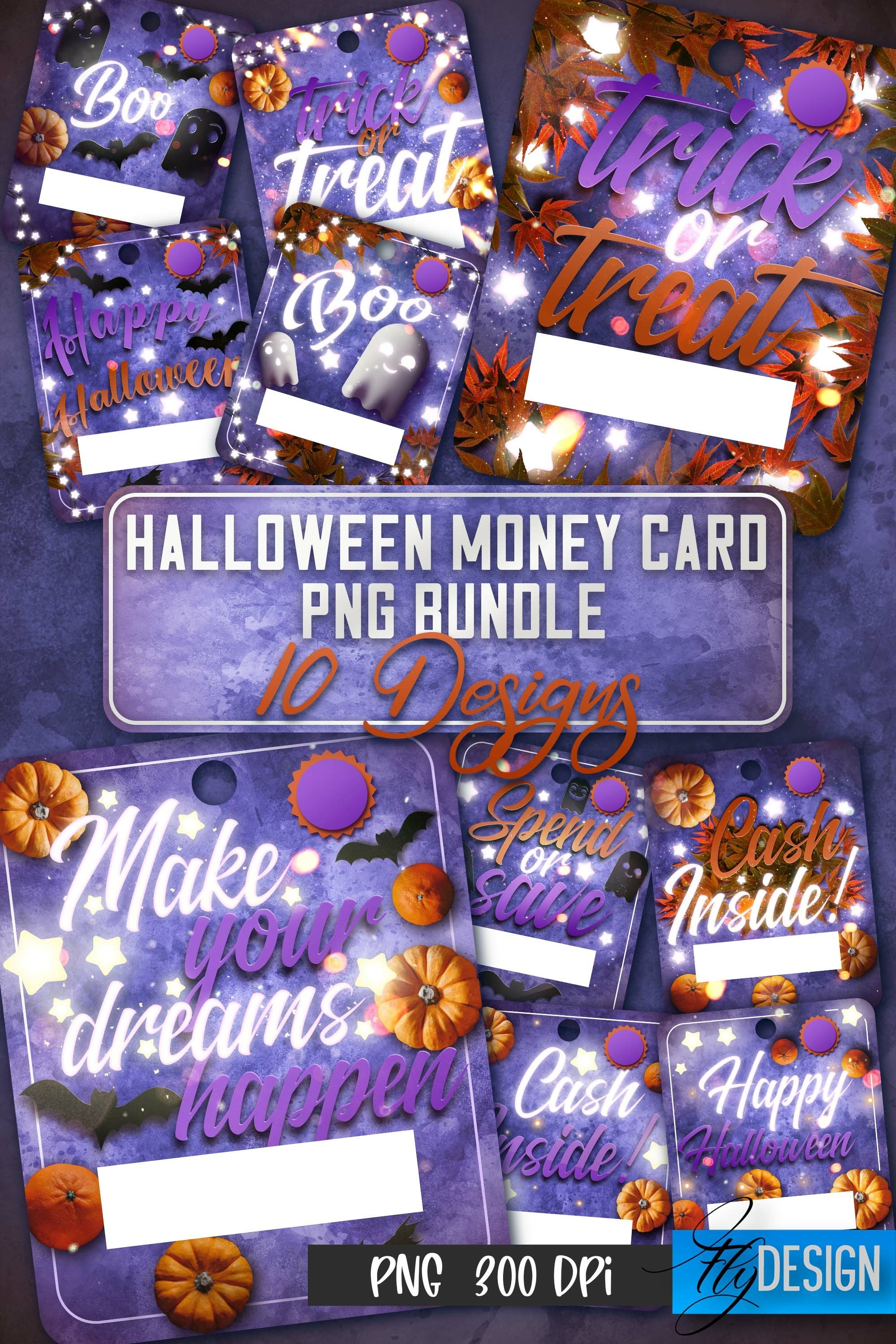 Halloween Money Card PNG Designs | Halloween Money (2015952)