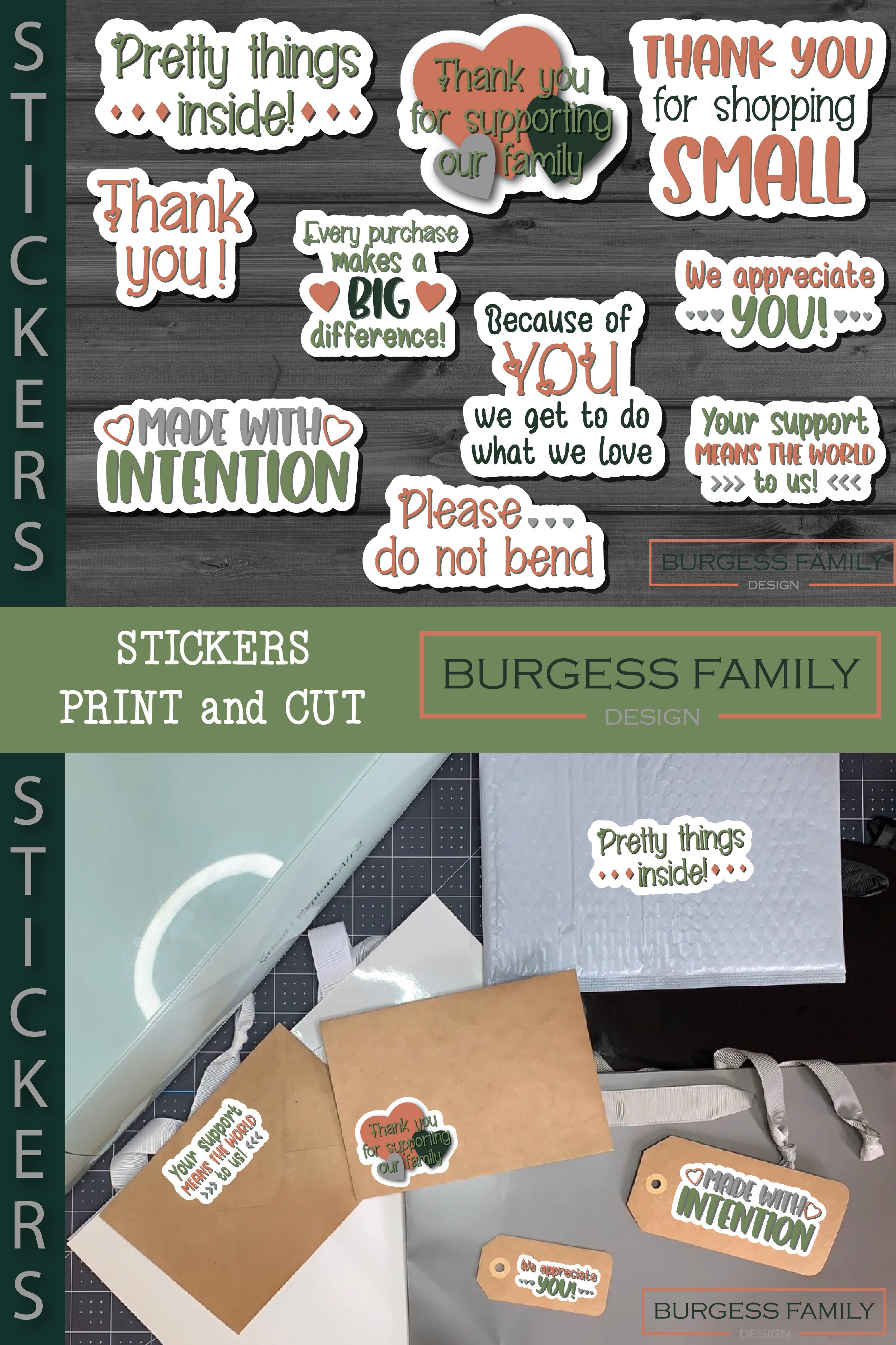 Sticker bundle Small Business 4-pack Vol II