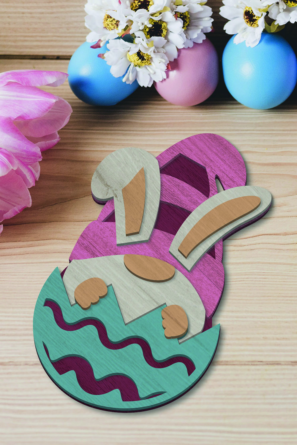 Easter Gnome in Egg, Crafting Template