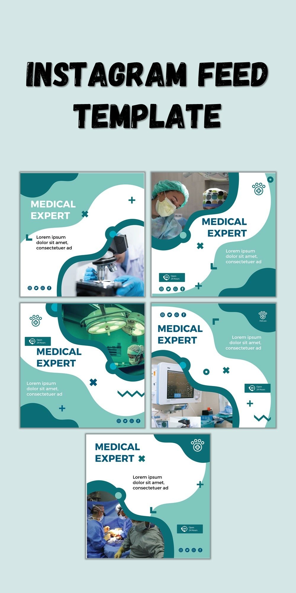 Template Instagram Business - Medical Expert