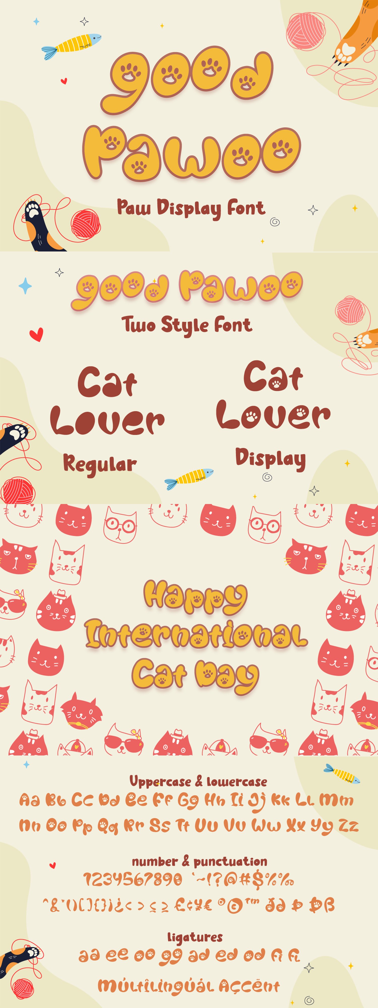 Good Pawoo - Display Font (2043777)