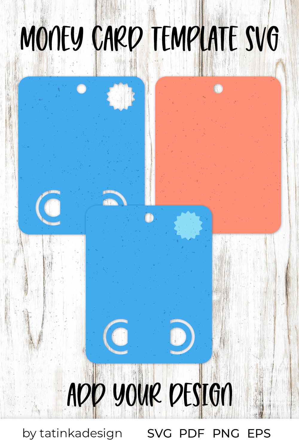 Money card template | Money card holder SVG