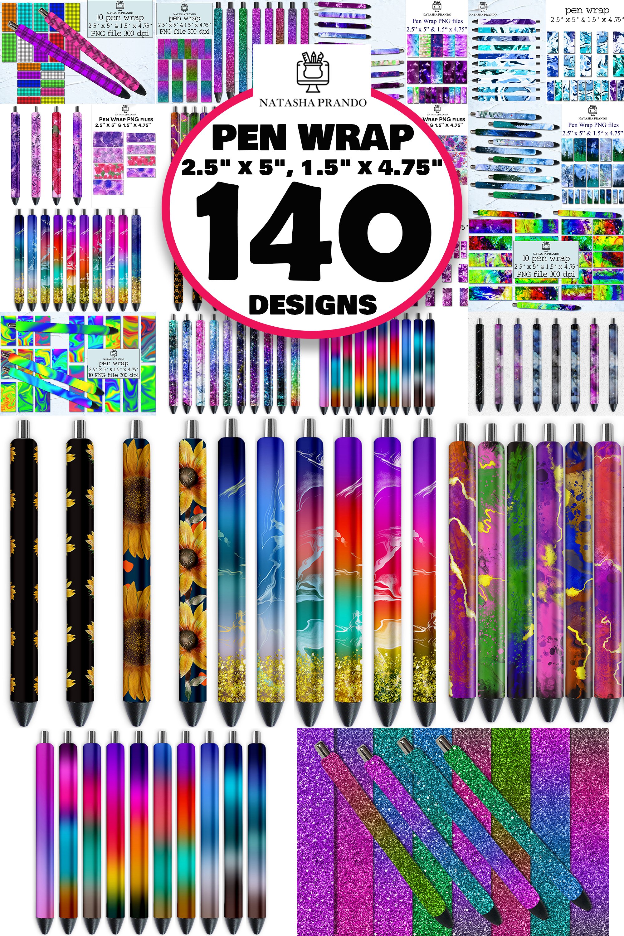 Mega Pen Wrap Bundle, Epoxy Pen Wraps sublimation Bundle