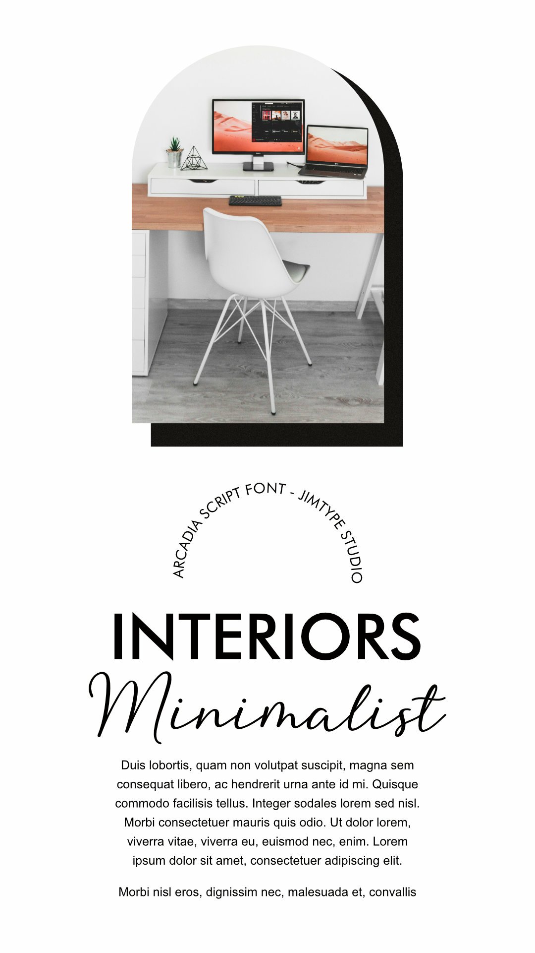 Arcadia Script Font for Branding