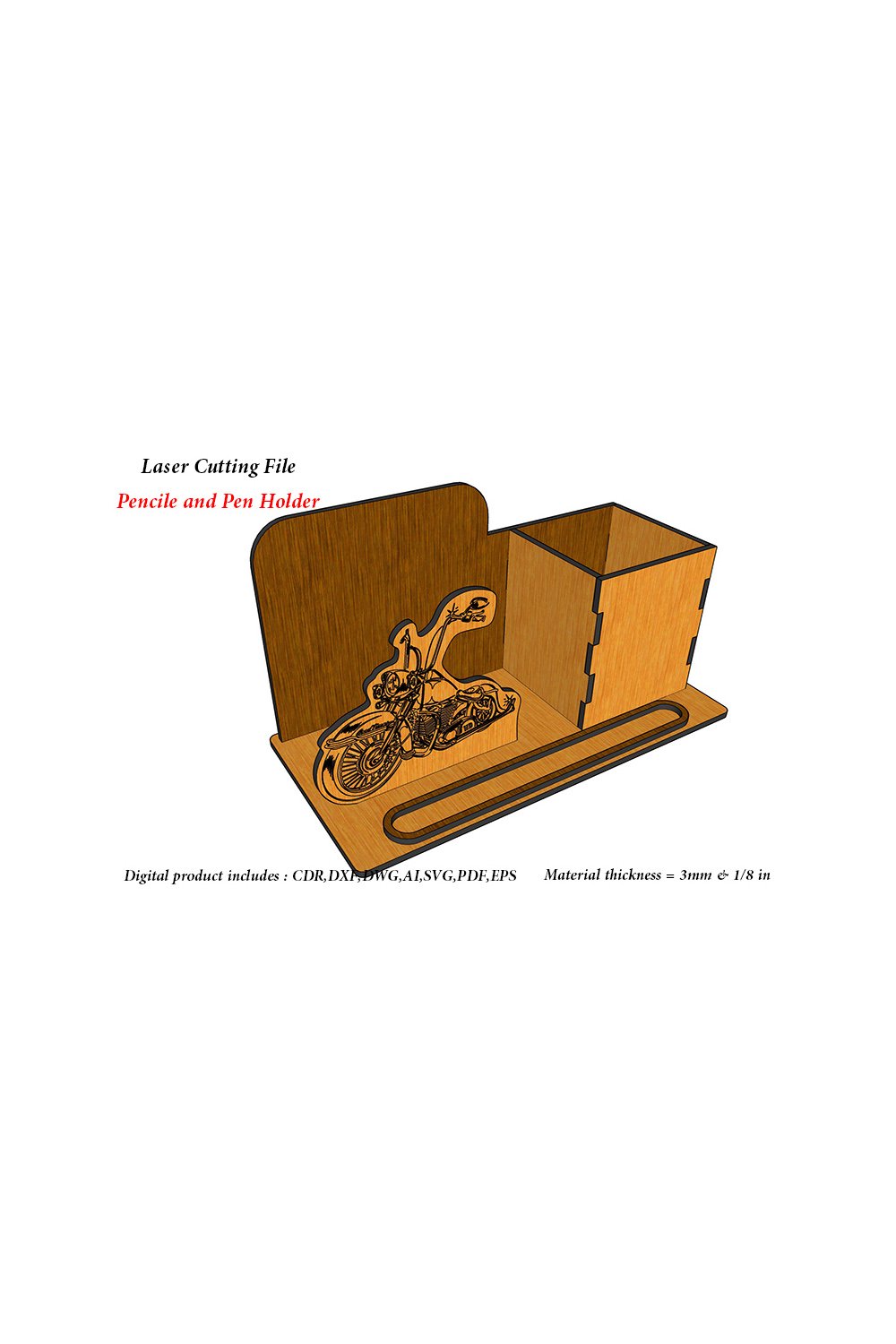 Pencil and Pen Holder SVG