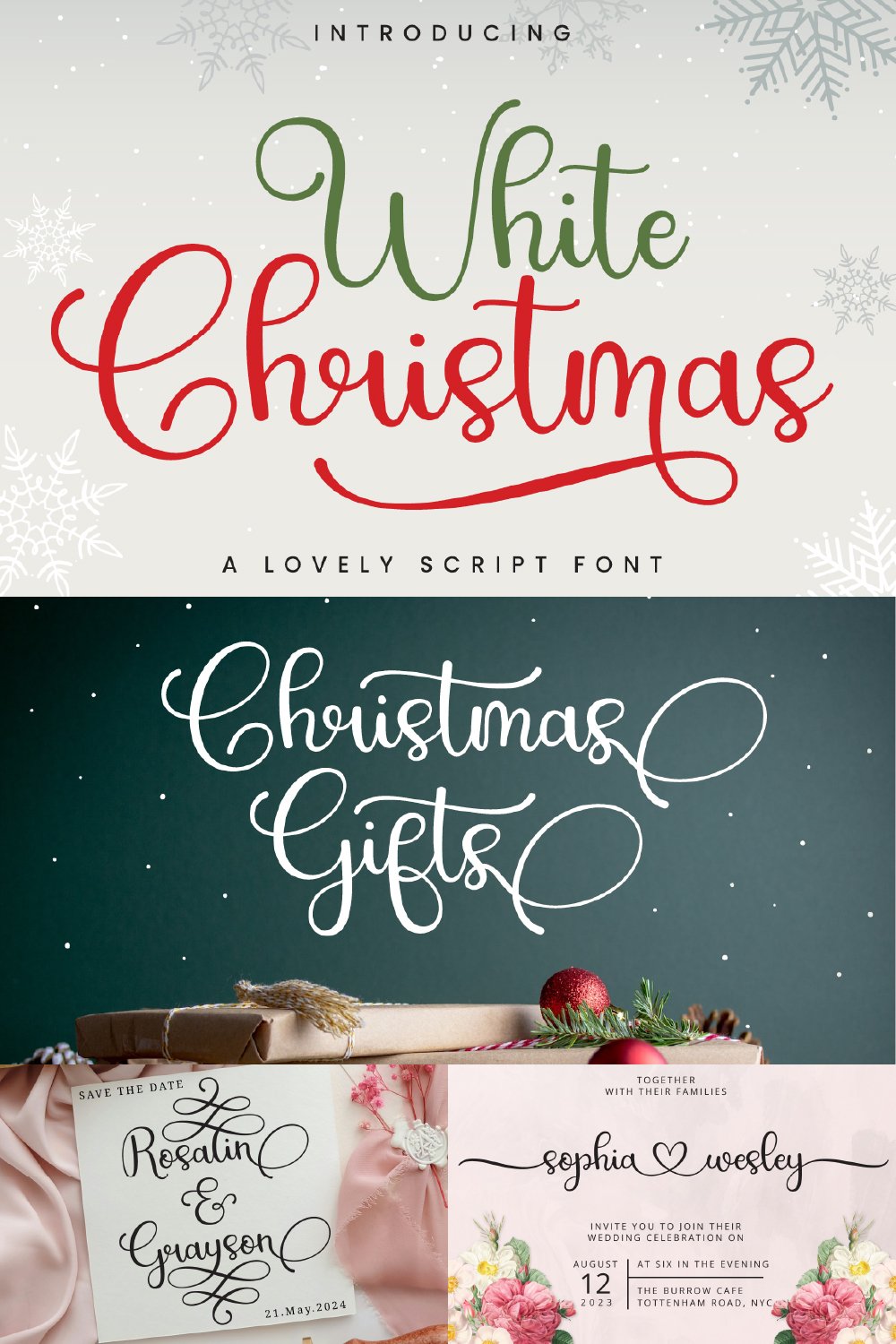 White Christmas Lovely Script