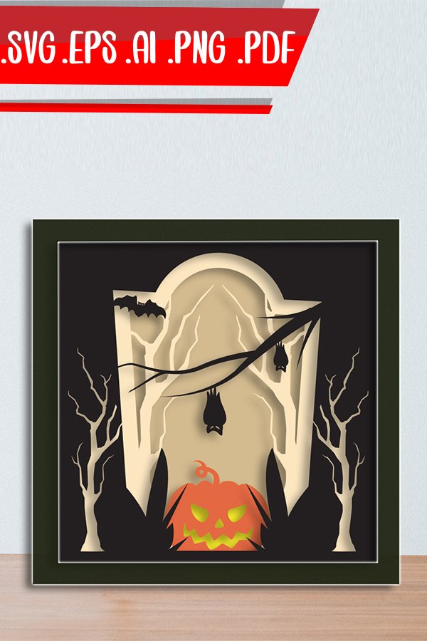 Halloween Layered Papercut 10