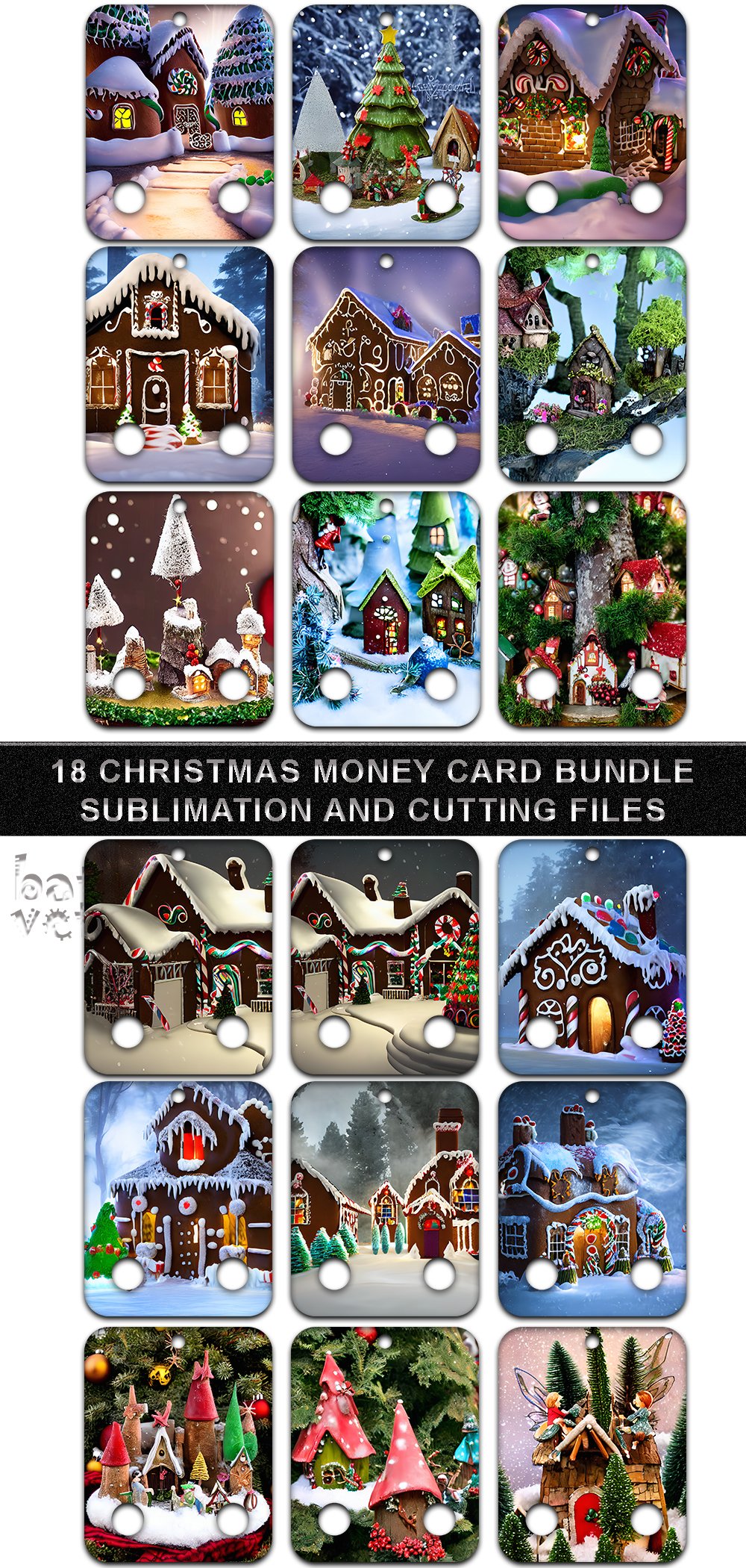 Christmas Money Card Bundle | Printable Money Cards Bundle