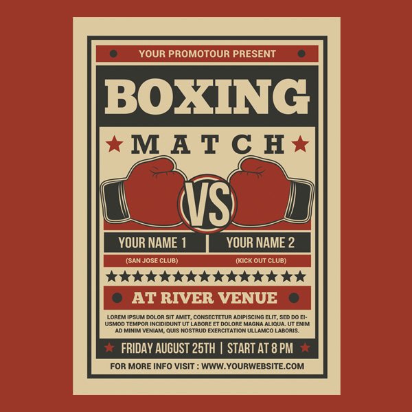 Boxing Match Flyer (1381623)