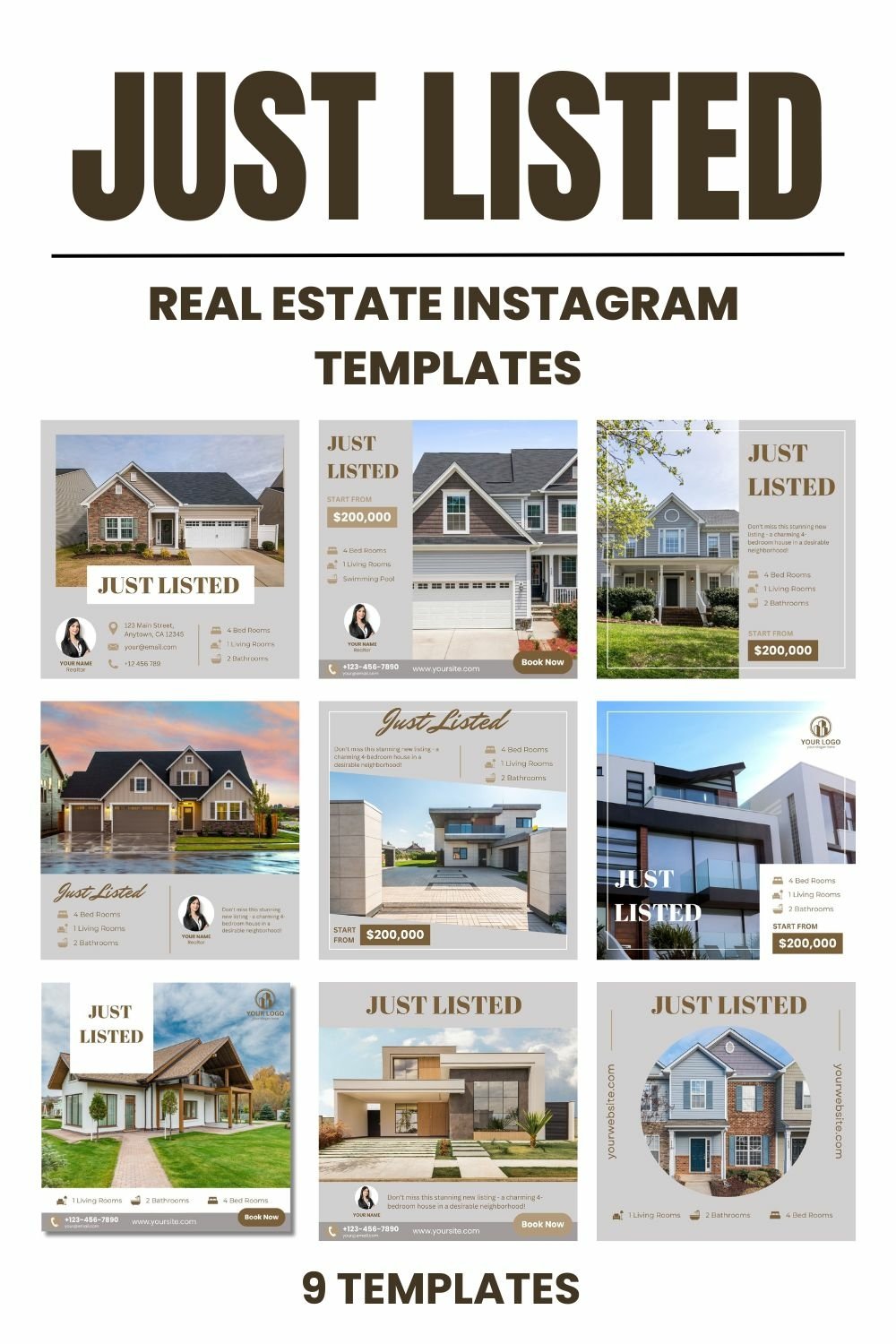 9 Just Listed Real Estate Templates
