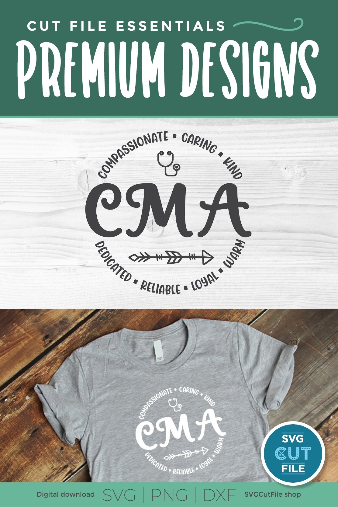 CMA SVG for Cricut and Silhouette machines
