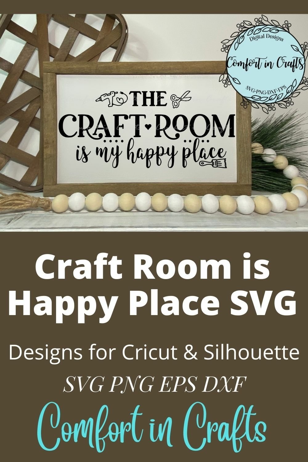 Craft Room is My Happy Place SVG