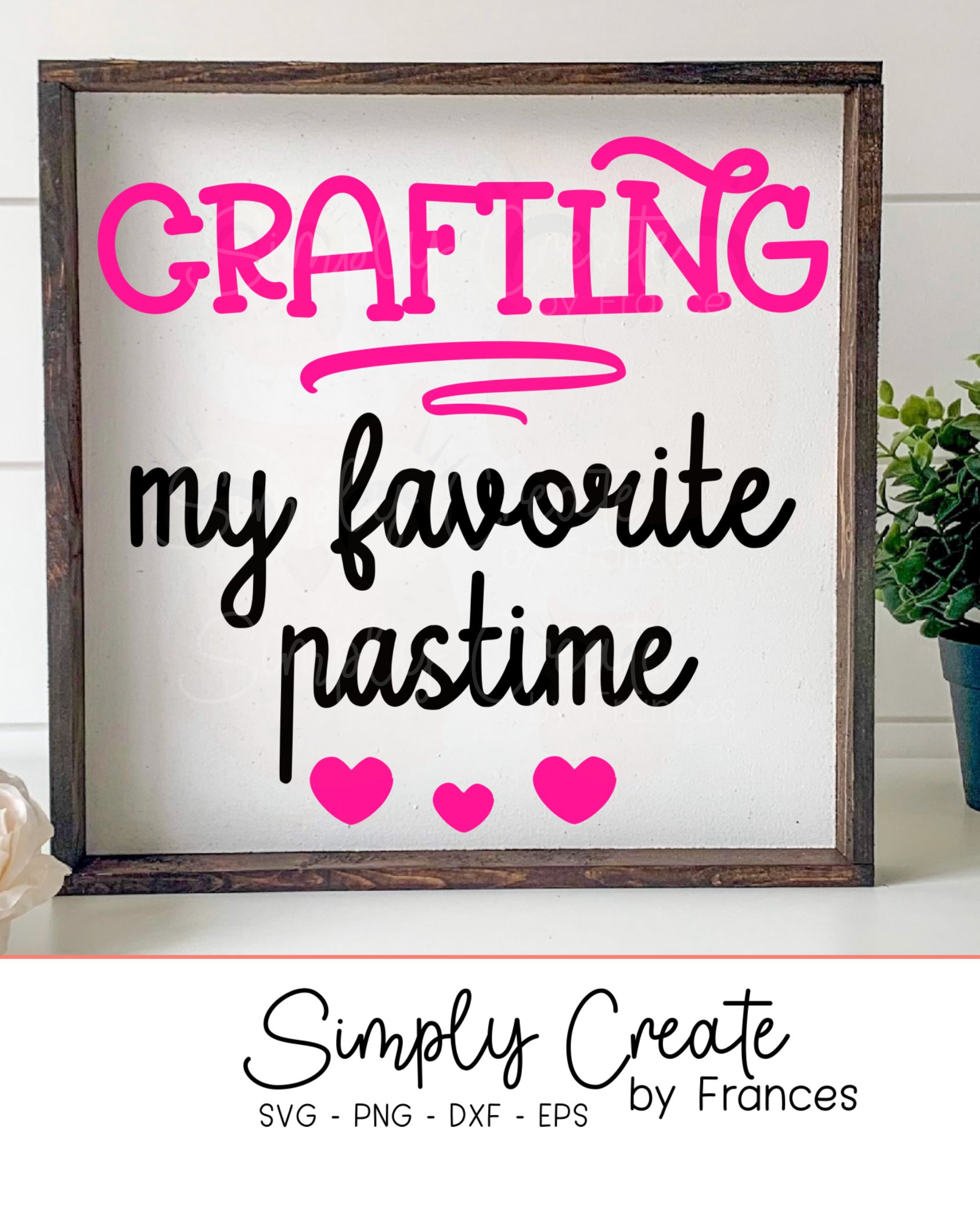 Crafting SVG | Favorite Pastime SVG | Crafty SVG