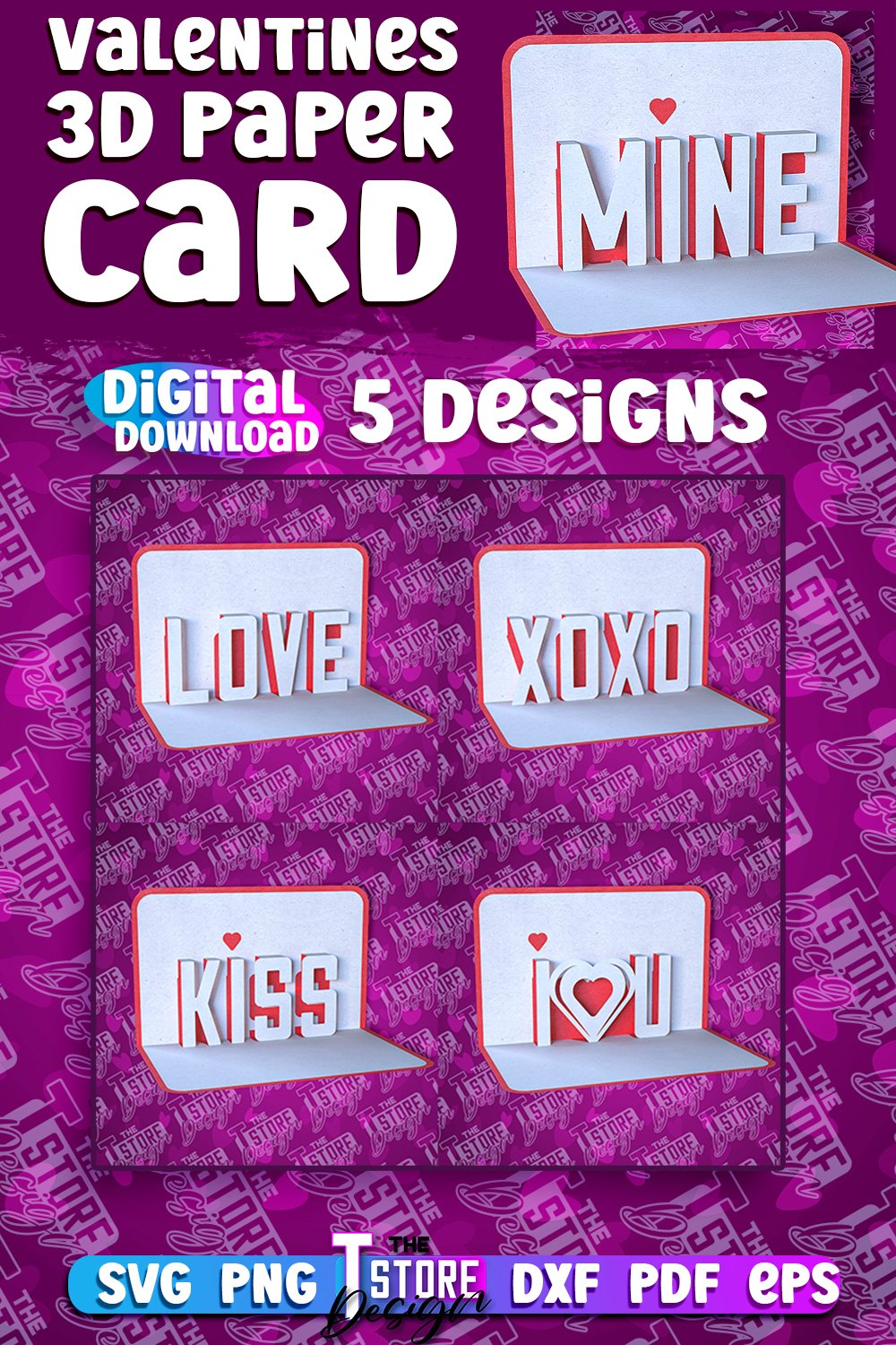 Valentines 3d Card | Valentines Paper cutting | Pop Up Card