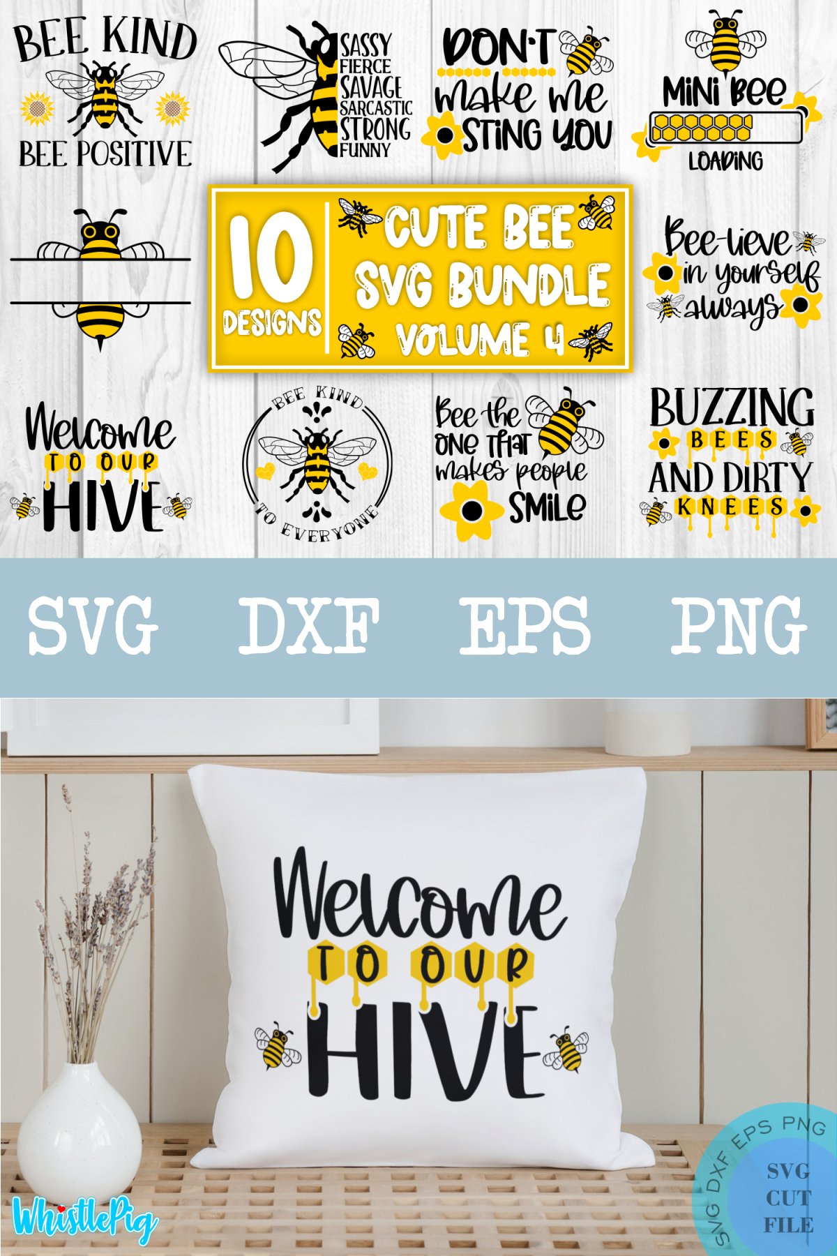 Bumble Bee SVG Cute Bumble Bee SVG Honey Bee SVG