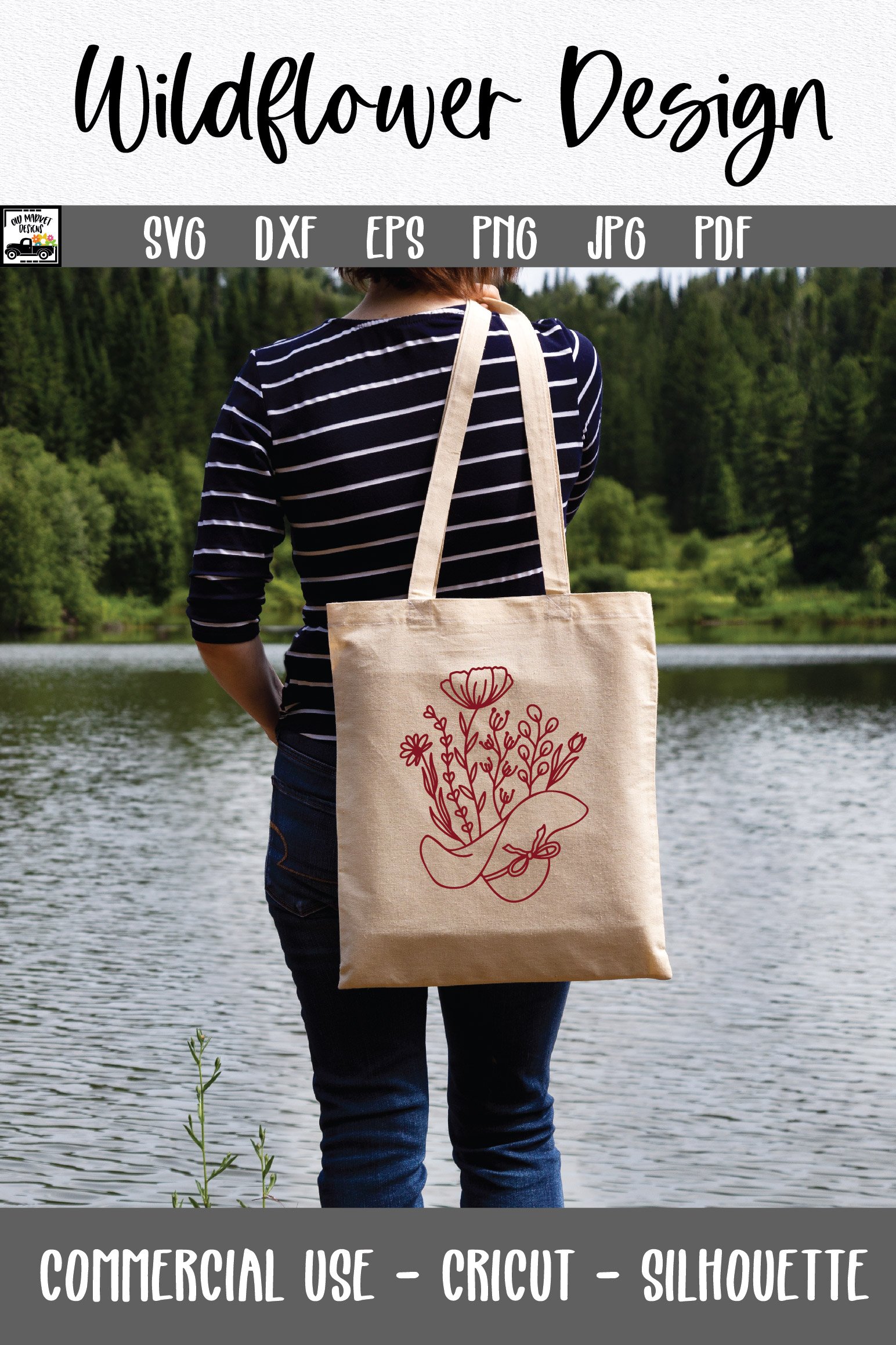 Wildflower Sun Hat SVG File