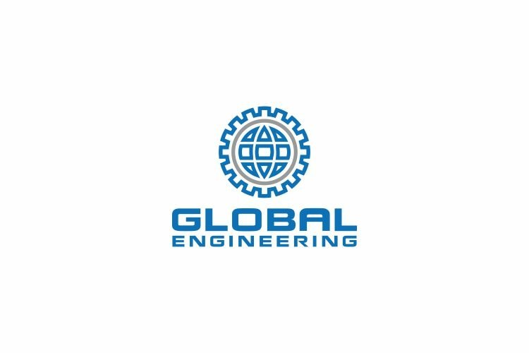 Global Engineering Logo Design Vector