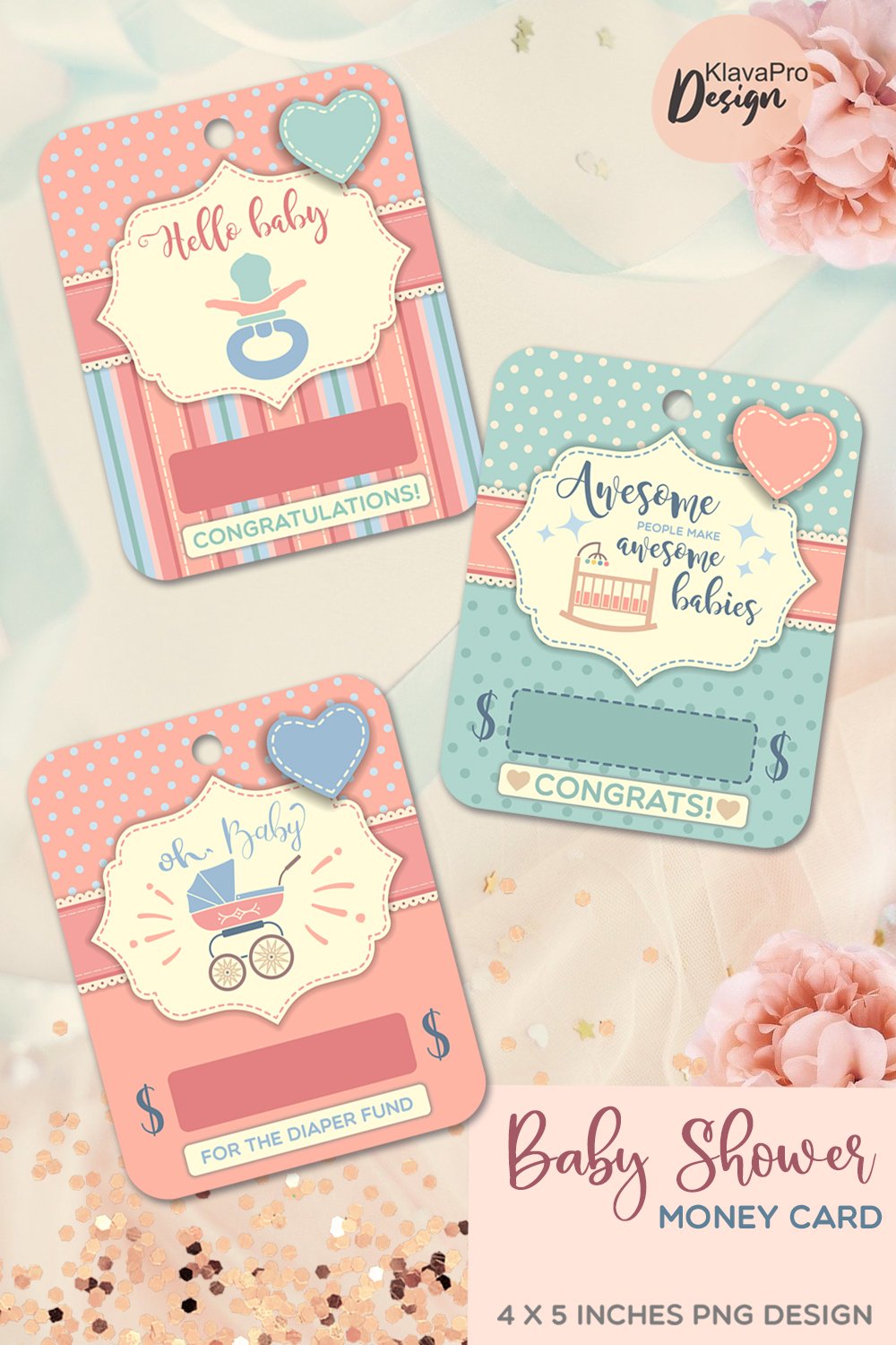 Baby Shower Money Card. Printable Baby Gift Card. (2060679)