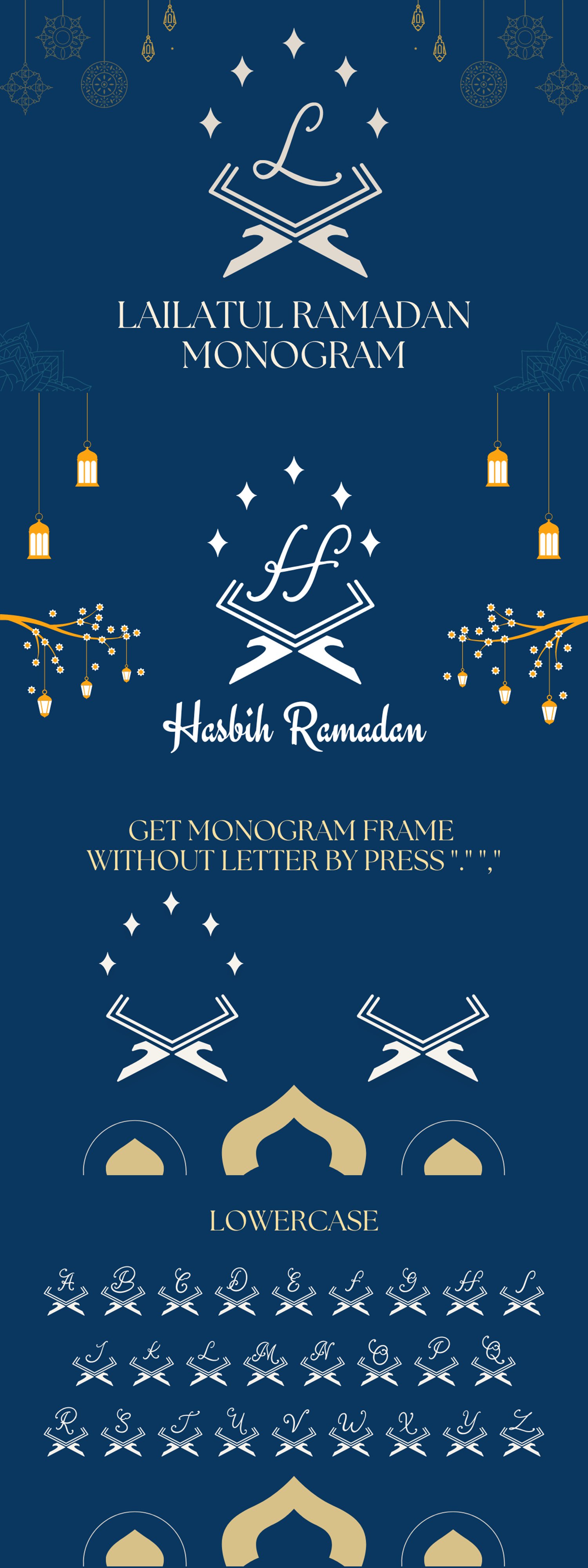 Lailatul Ramadan Monogram