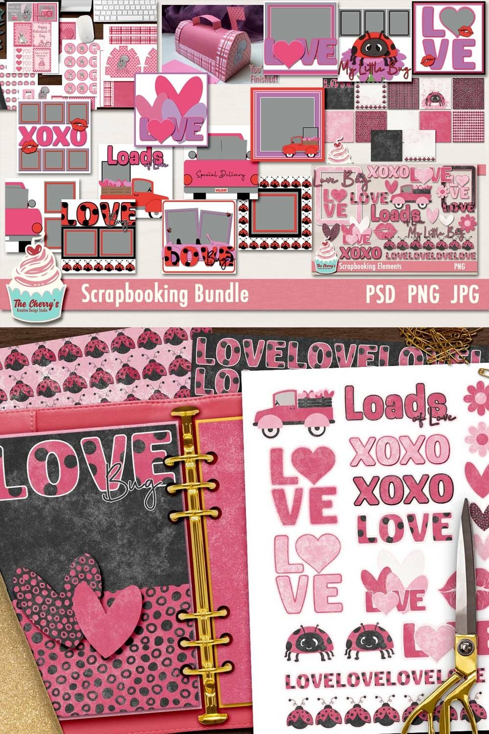 Mega Bundle of Valentine's Day Stickers Templates and More