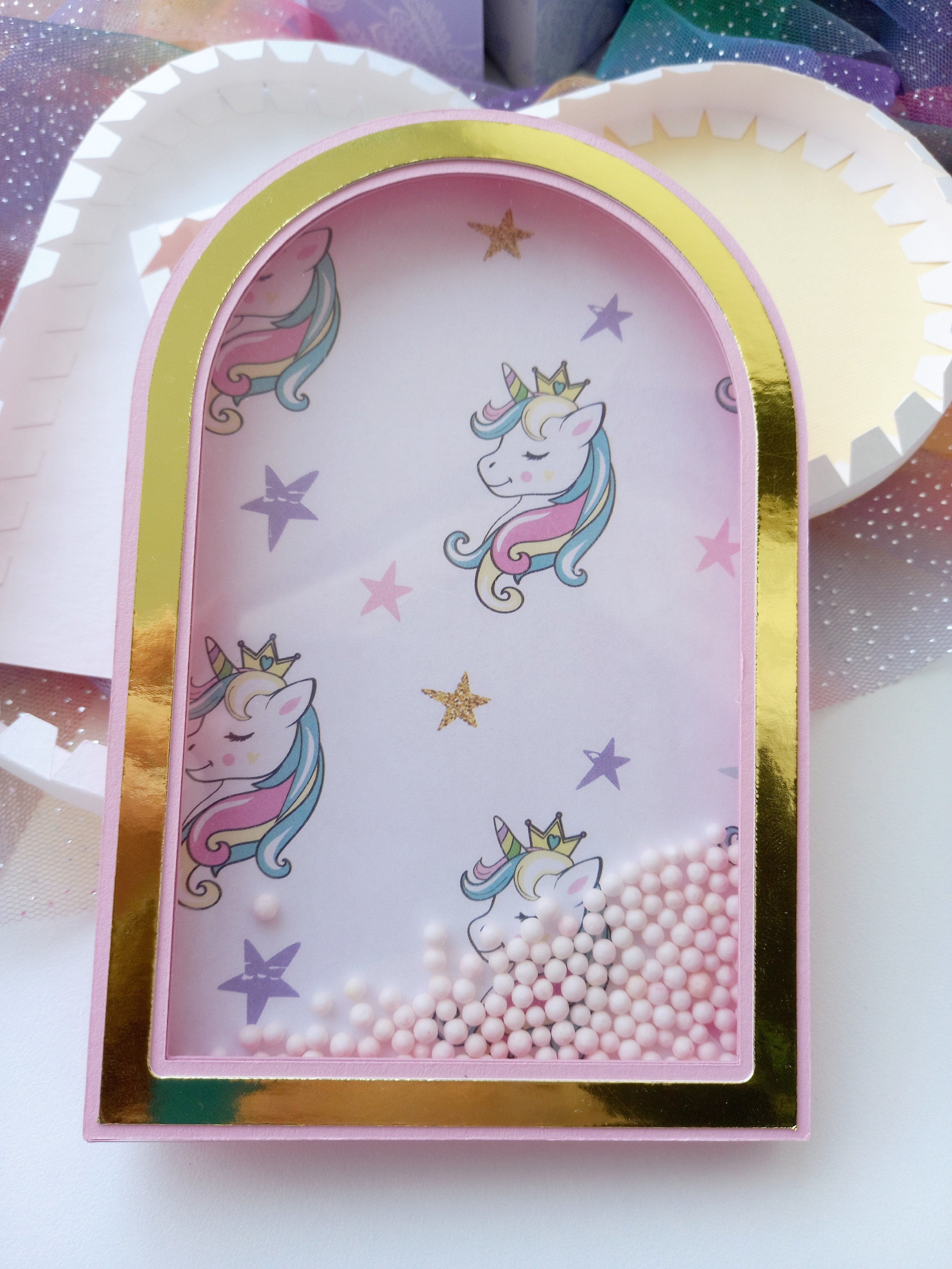 Arch Strip Shaker Template | Shaker layer | Cake Topper