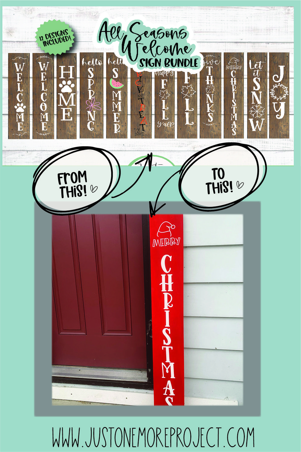 All Seasons Welcome Sign Bundle SVG, Bundle (802415)