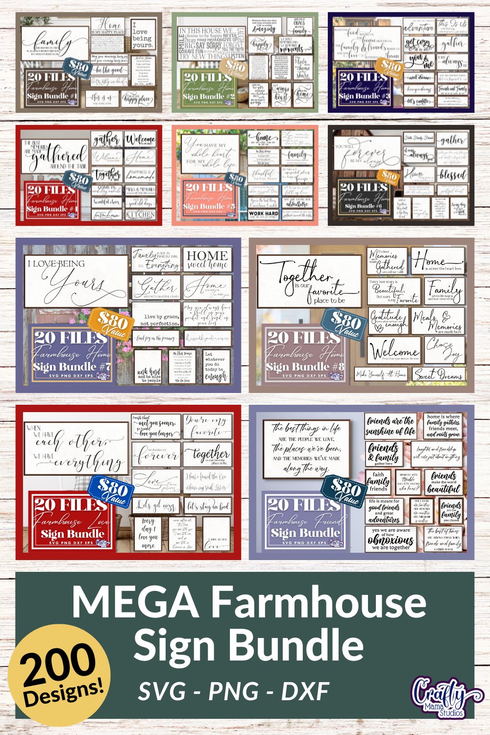 MEGA Farmhouse Svg Bundle | MEGA Farmhouse Sign Svg Bundle