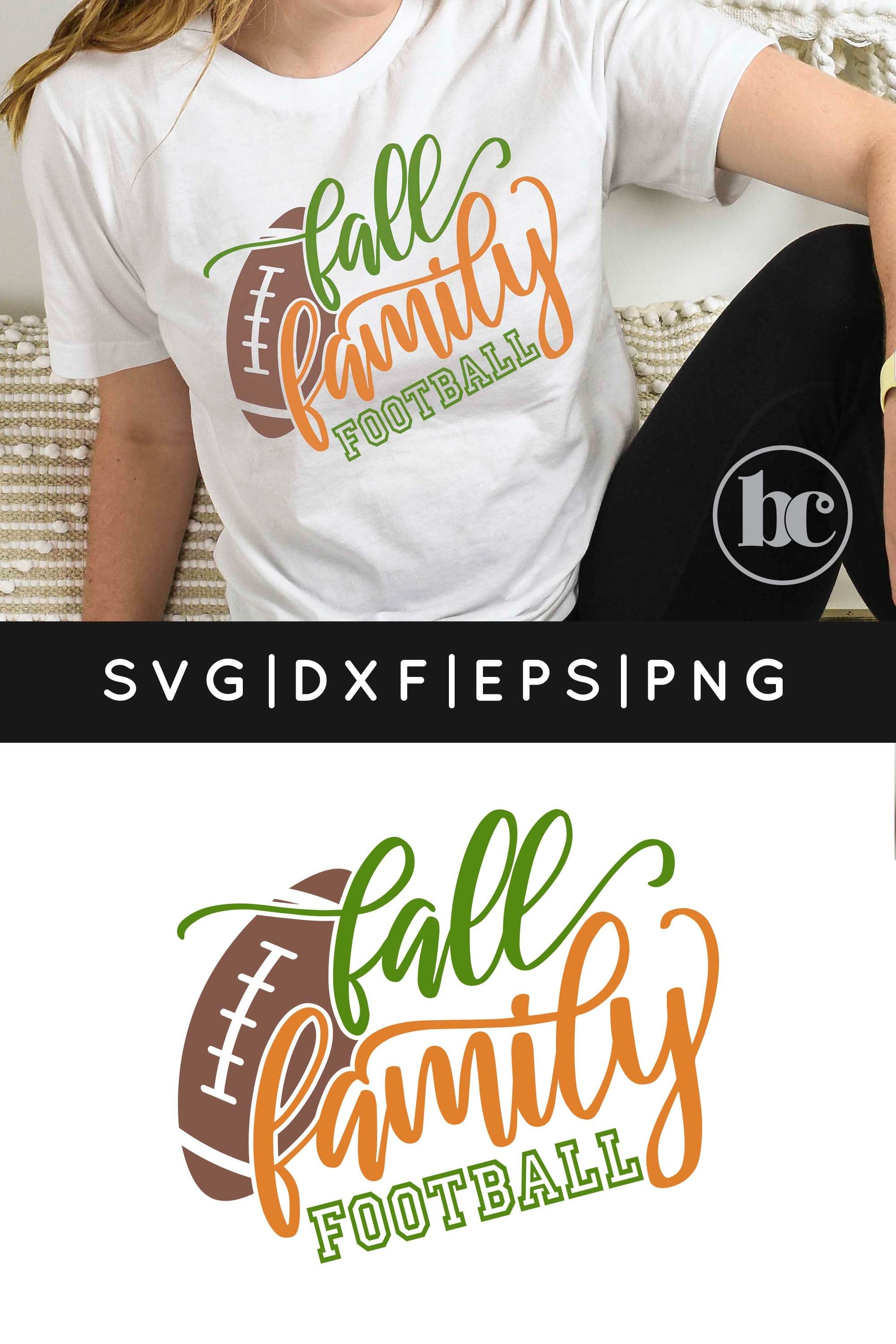 Fall Family Football SVG | Fall Family SVG File