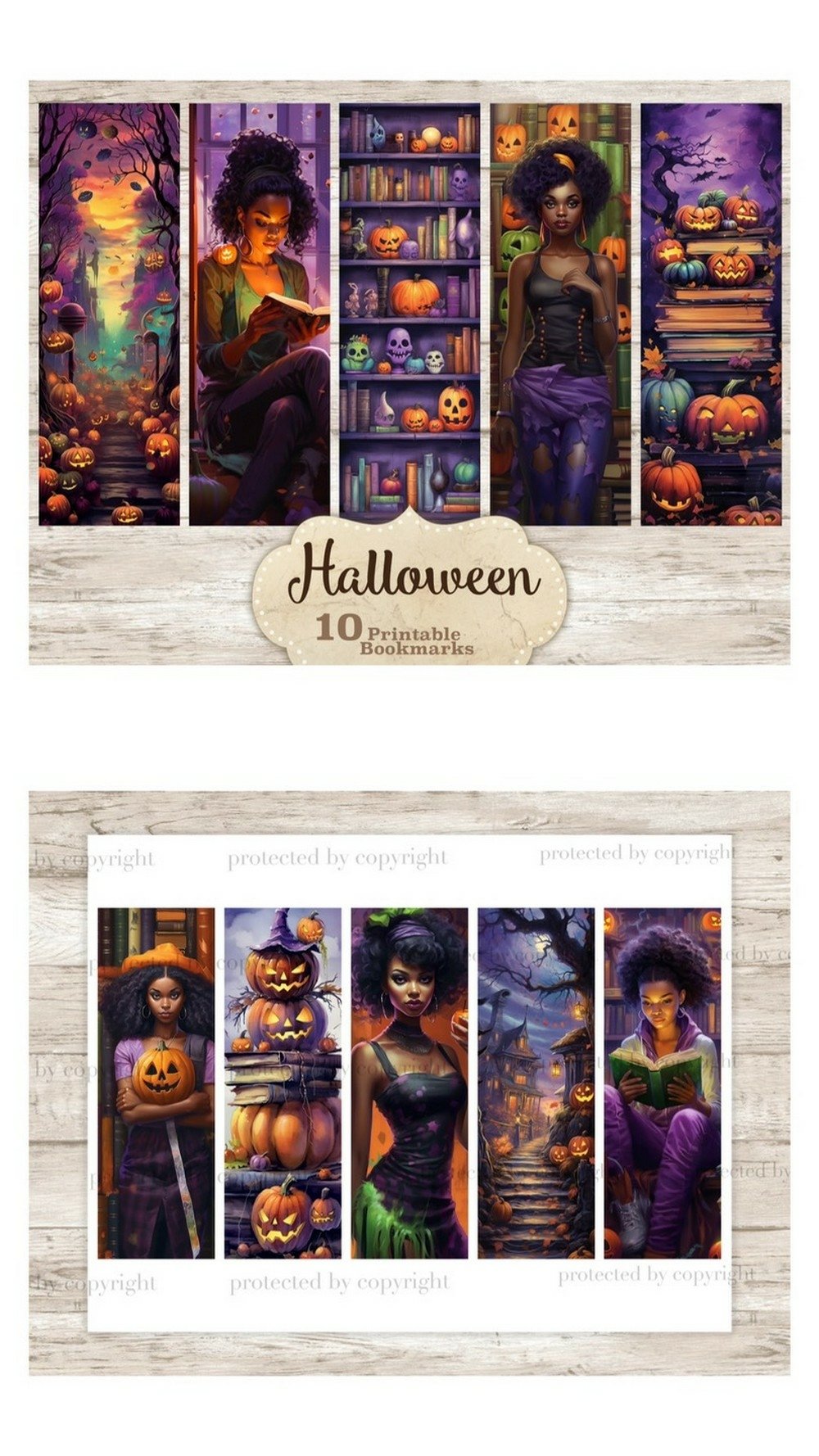 Printable Halloween Bookmarks | Booklover Bookmarks