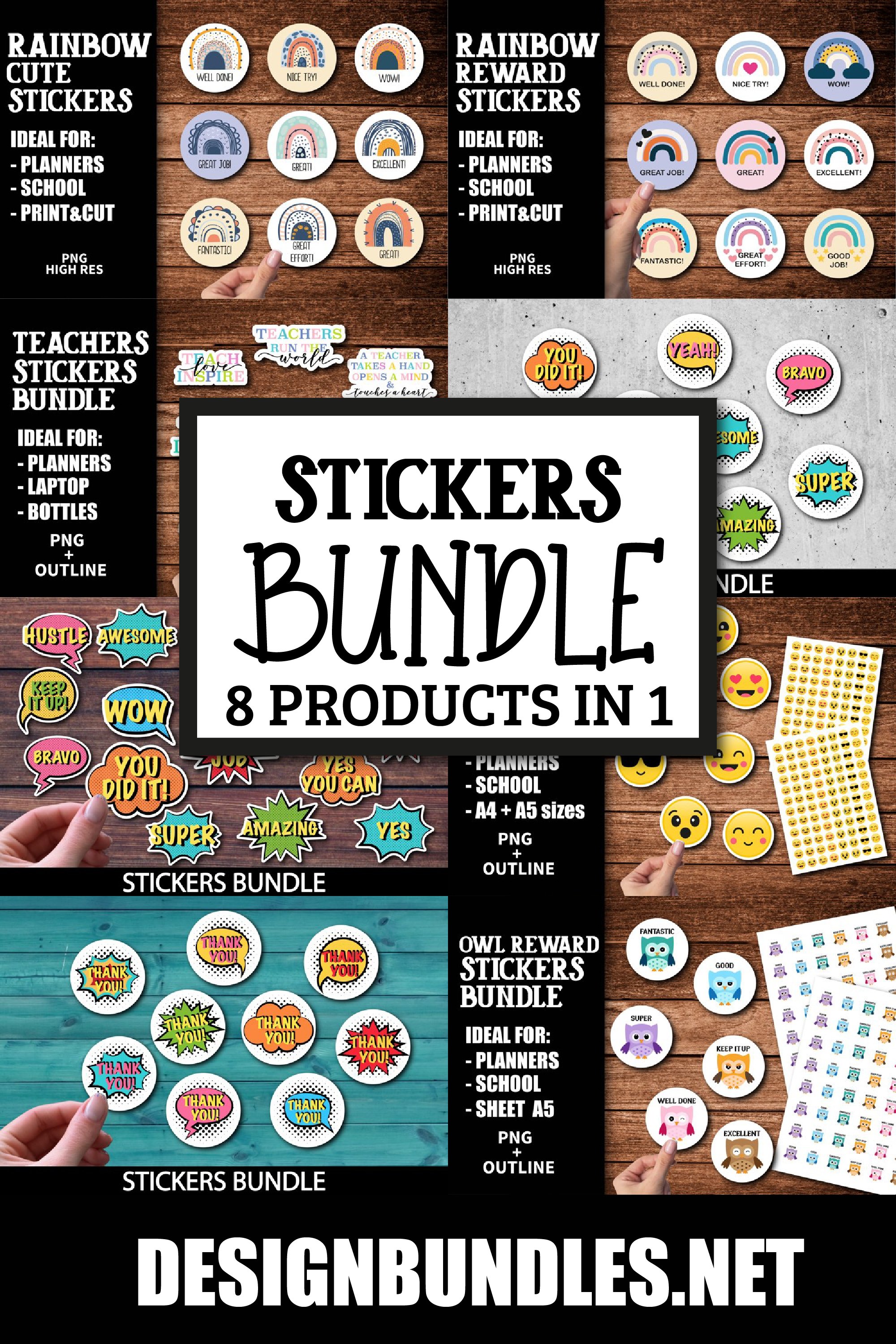 74 BEST SELLER STICKERS Pack, school, teacher's stickers PNG