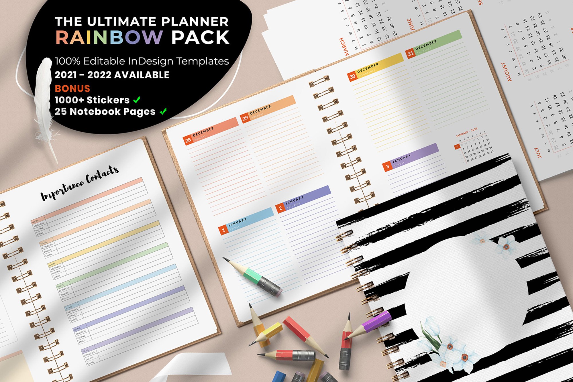 The Ultimate Planner Rainbow Pack