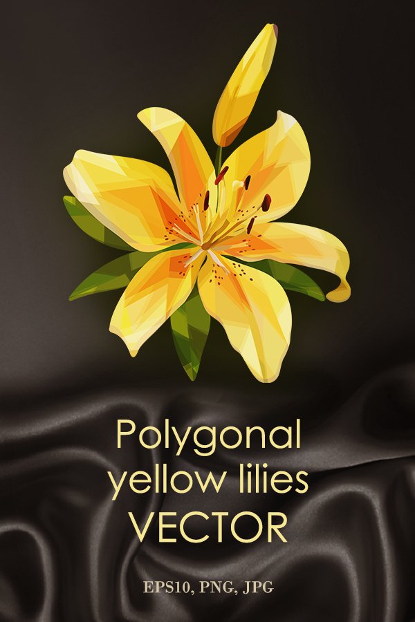 Yellow lily flowers. (1104789)