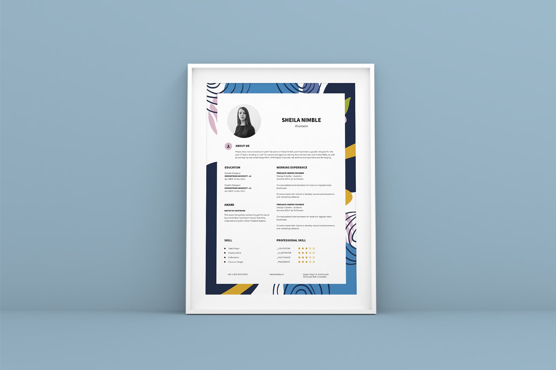 Creative Resume CV Design Template