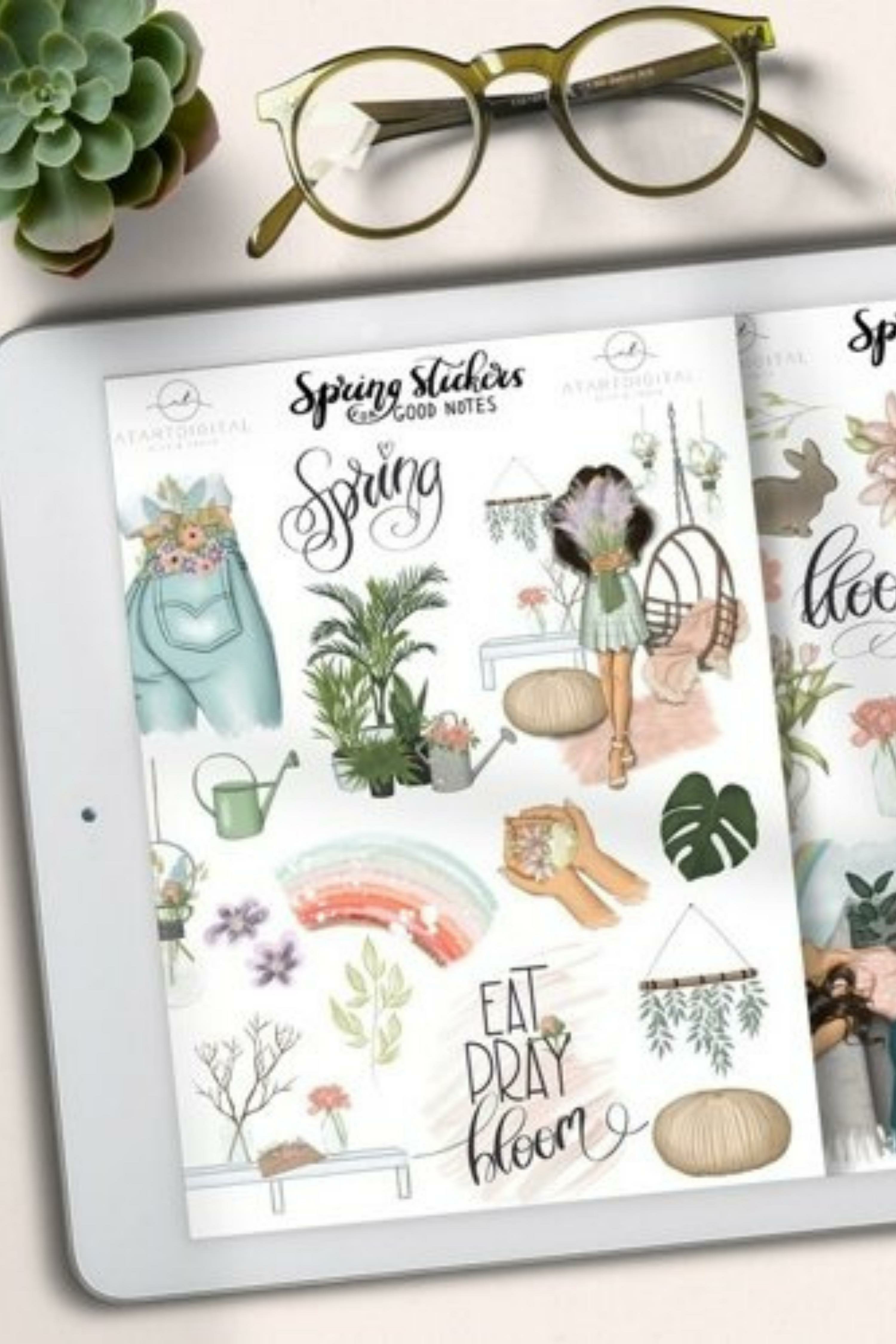 Spring Goodnotes Digital Planning