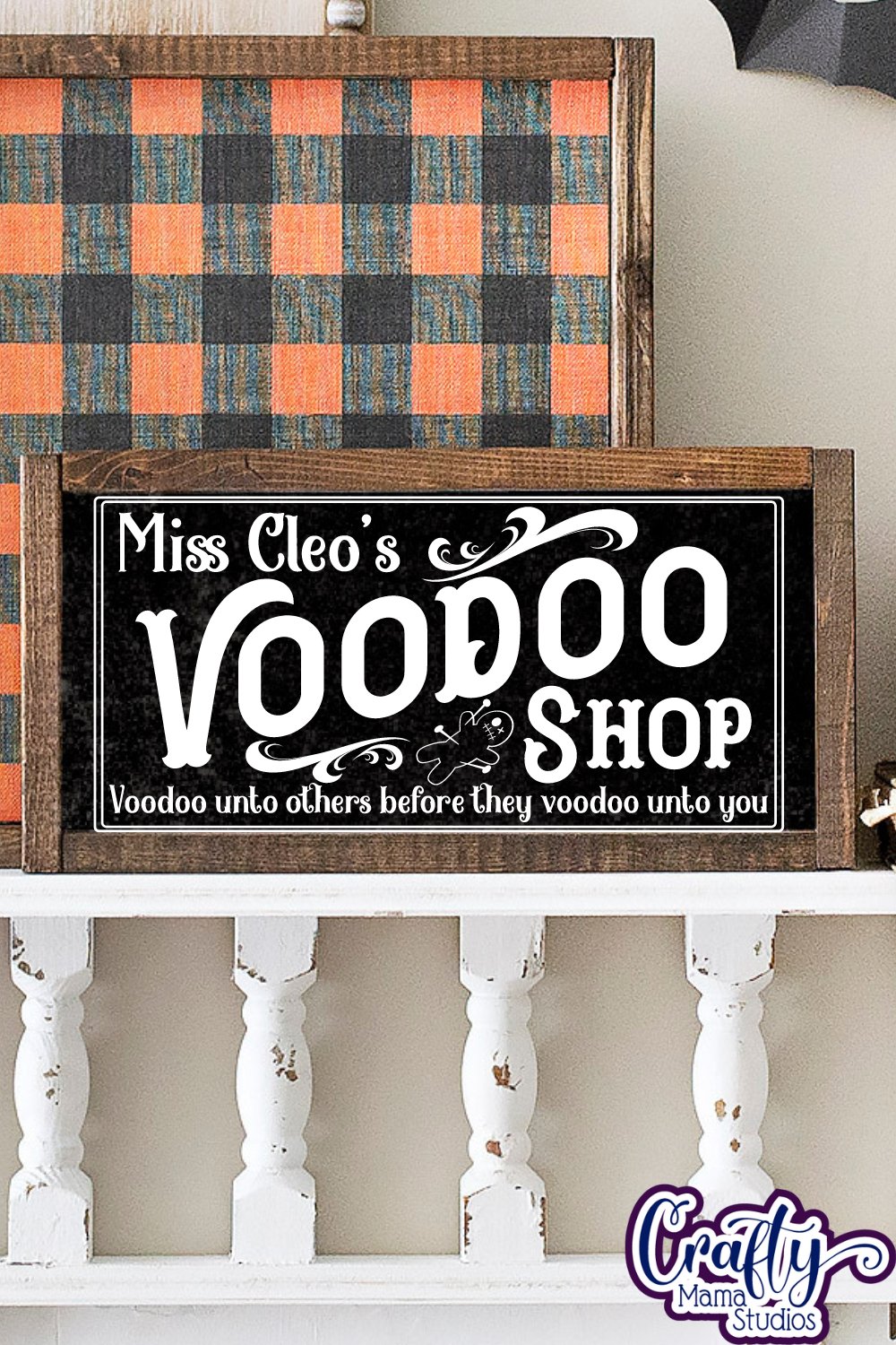 Vintage Farmhouse Halloween Sign Svg, Voodoo Shop