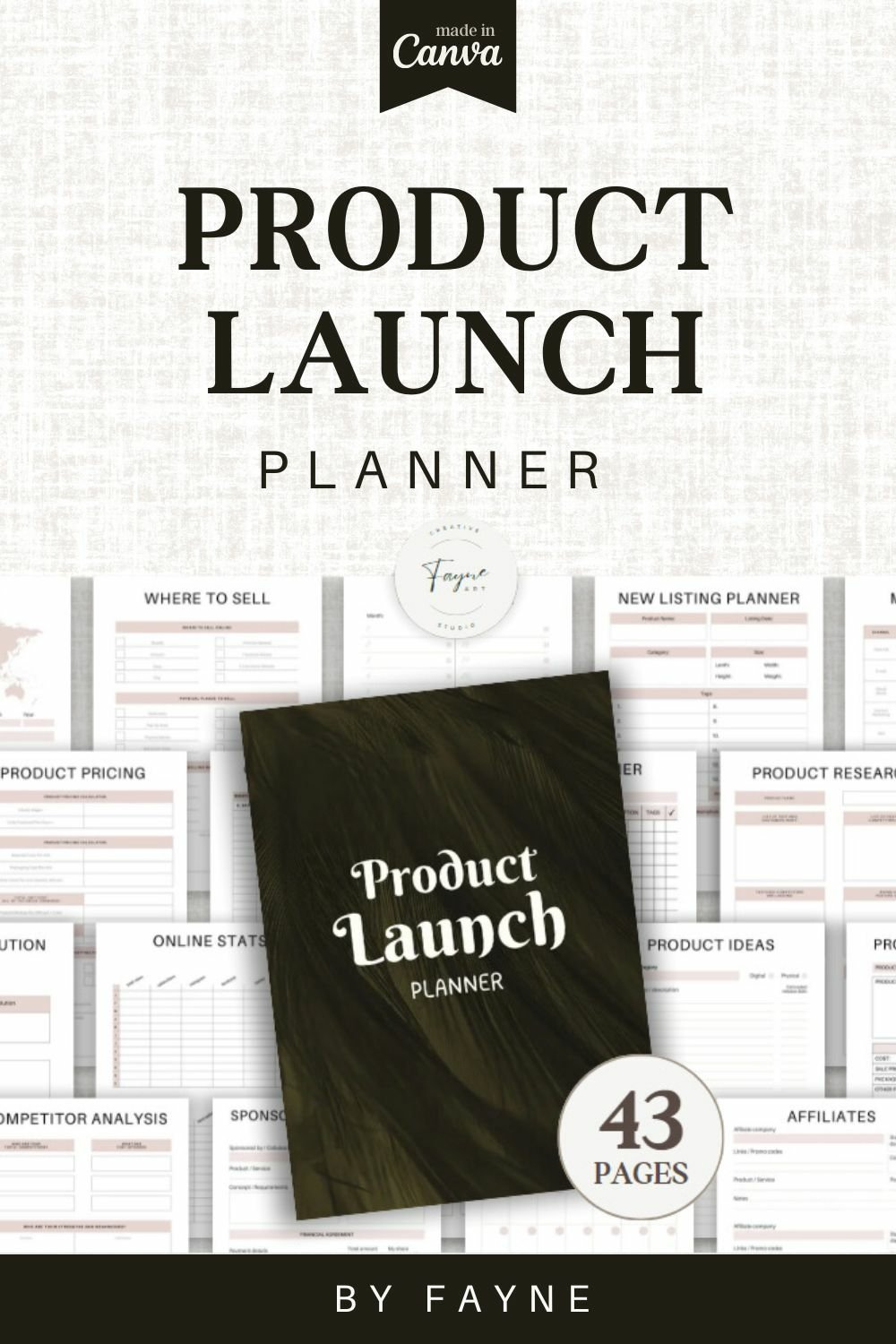 Launch Like a Pro: Product Launch Planner (Canva Templates)