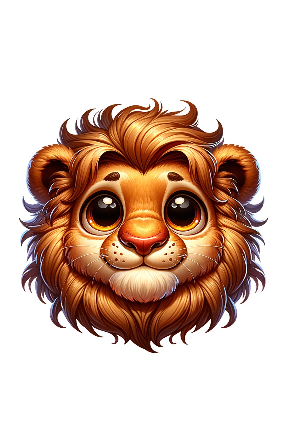 Funny Quirky Lion Clipart Sublimation PNG (3653484)