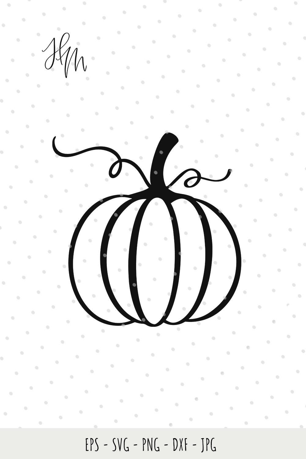 Pumpkin cut file SVG DXF EPS PNG JPG (827489)