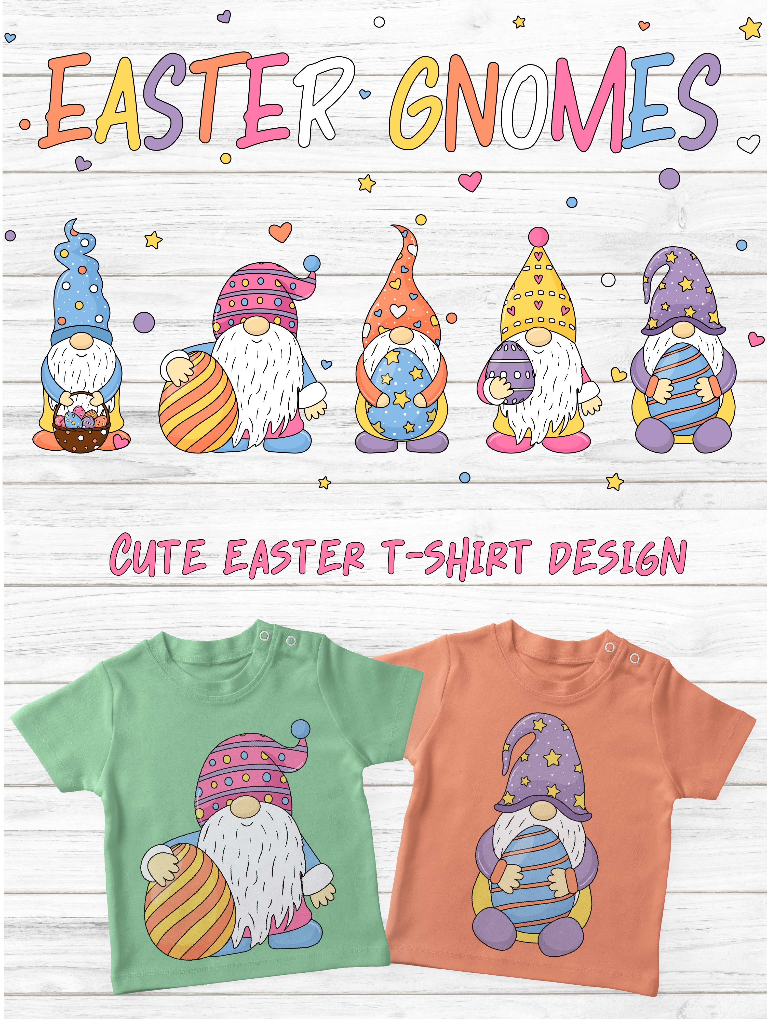 Easter Gnomes Clipart Set