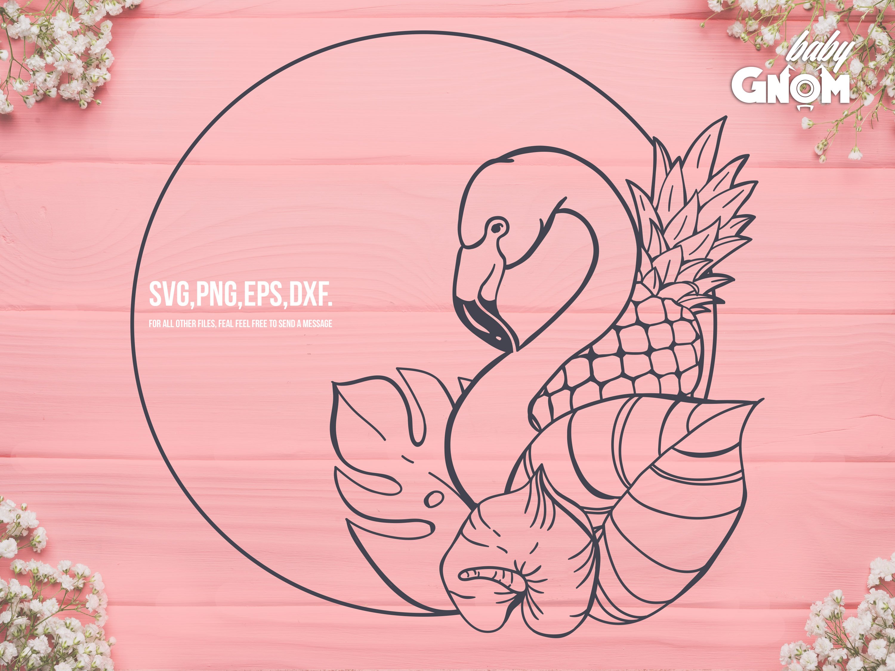 Flamingo SVG file, Flamingo Cut File, Flamingo (1366471)