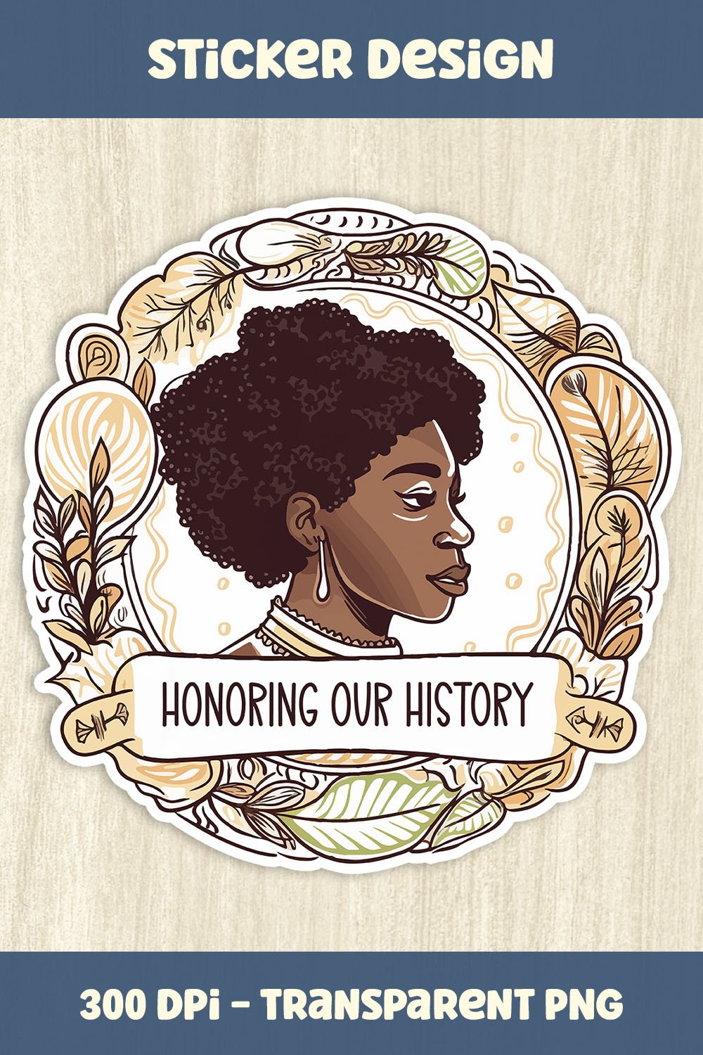 Juneteenth sticker design, transparent PNG