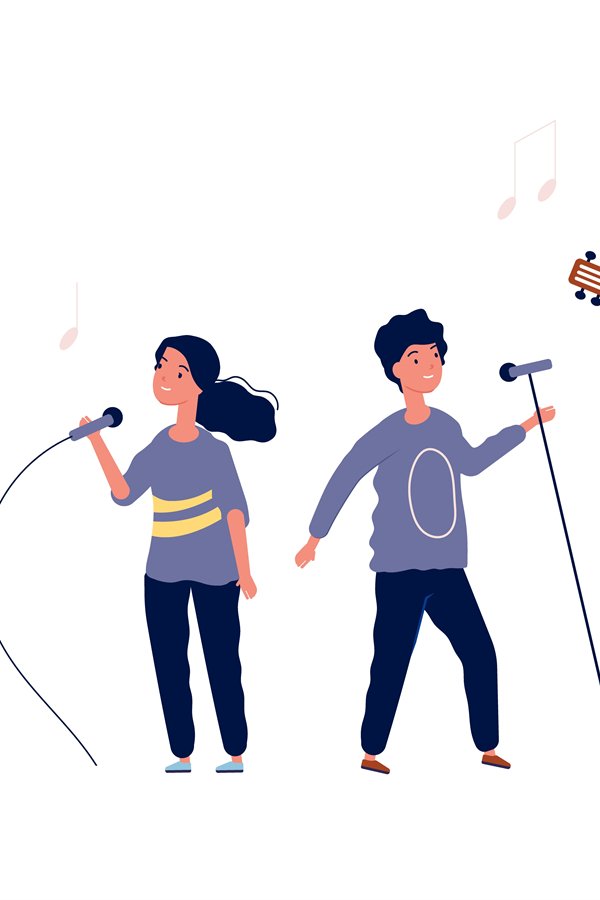 Children singers. Music and vocal lessons for children. Arti