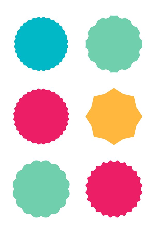 Starburst colorful badges. Color star sticker price tag, sal