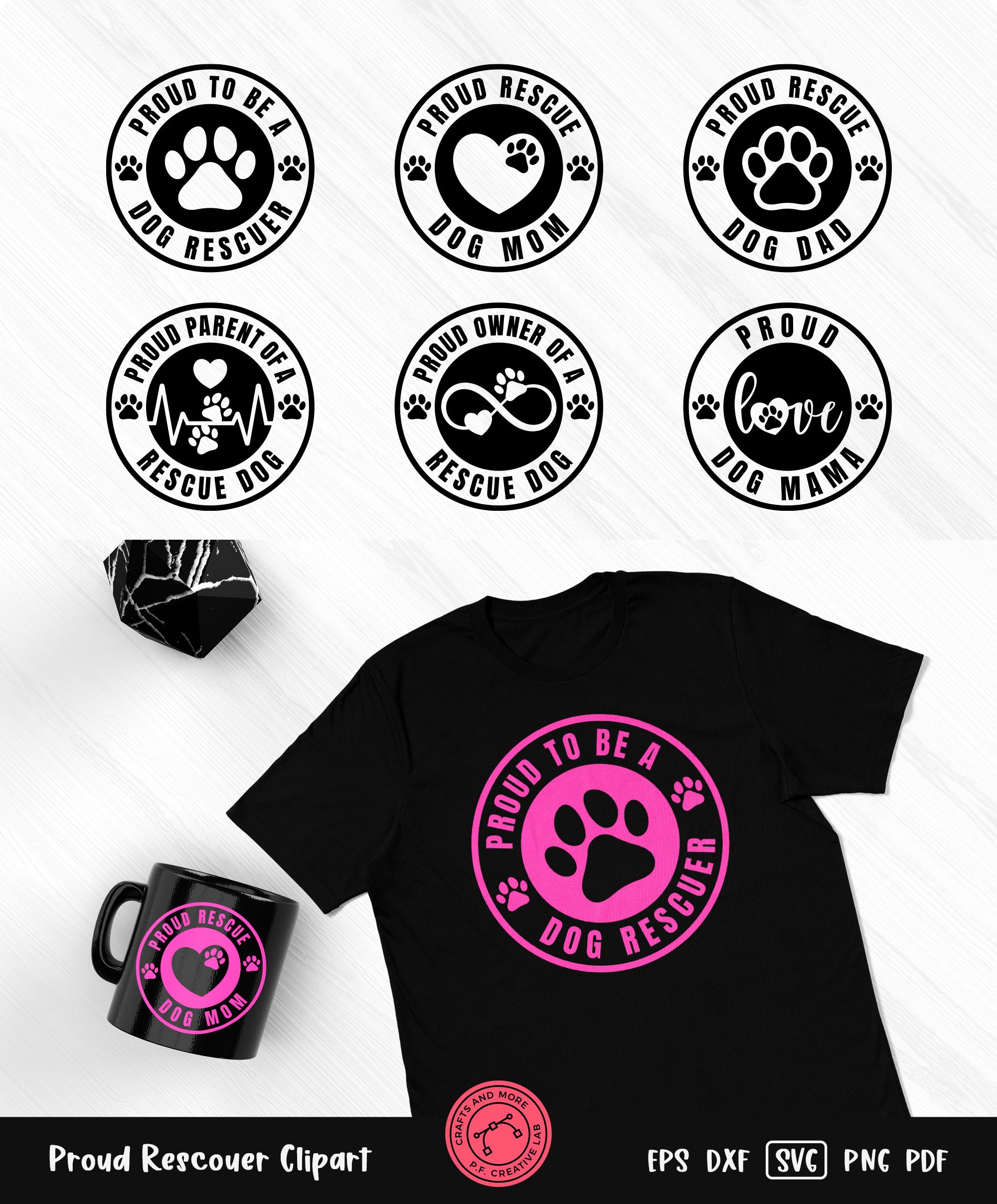 Proud Dog Rescue | Dog Rescue SVG