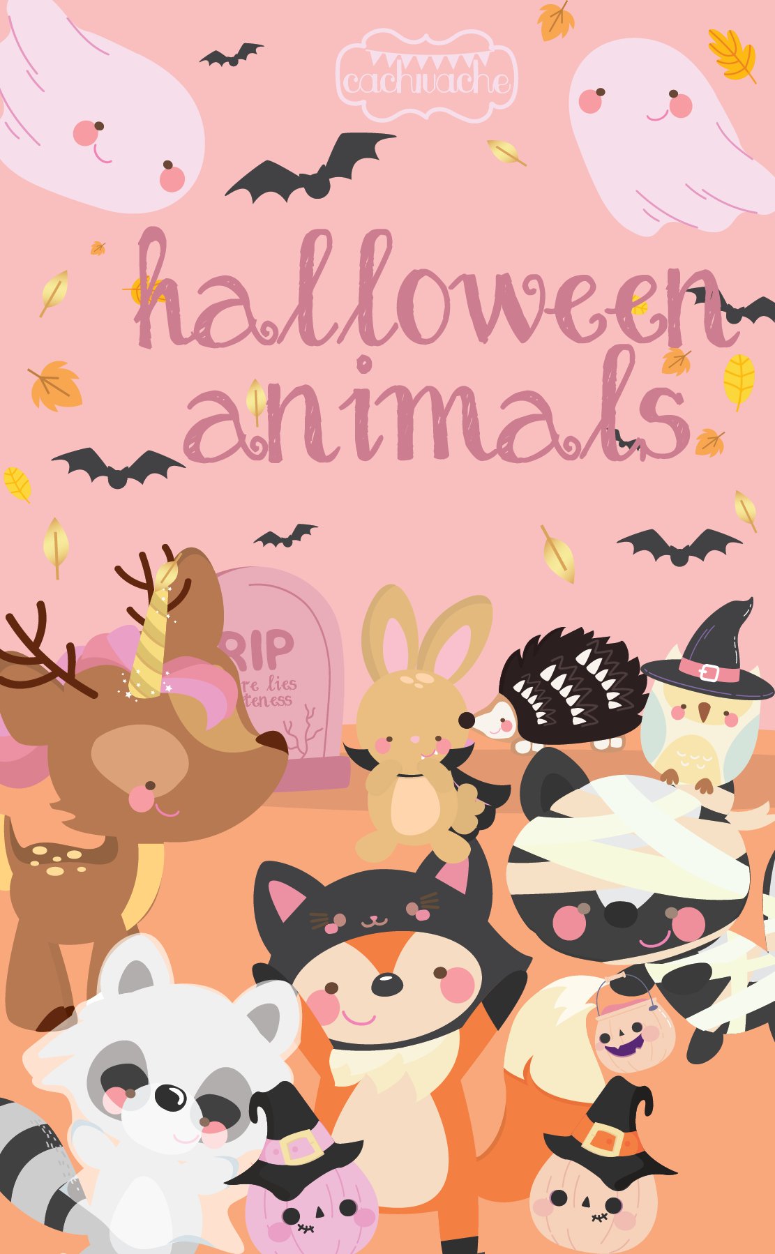Halloween animals clipart (1447446)