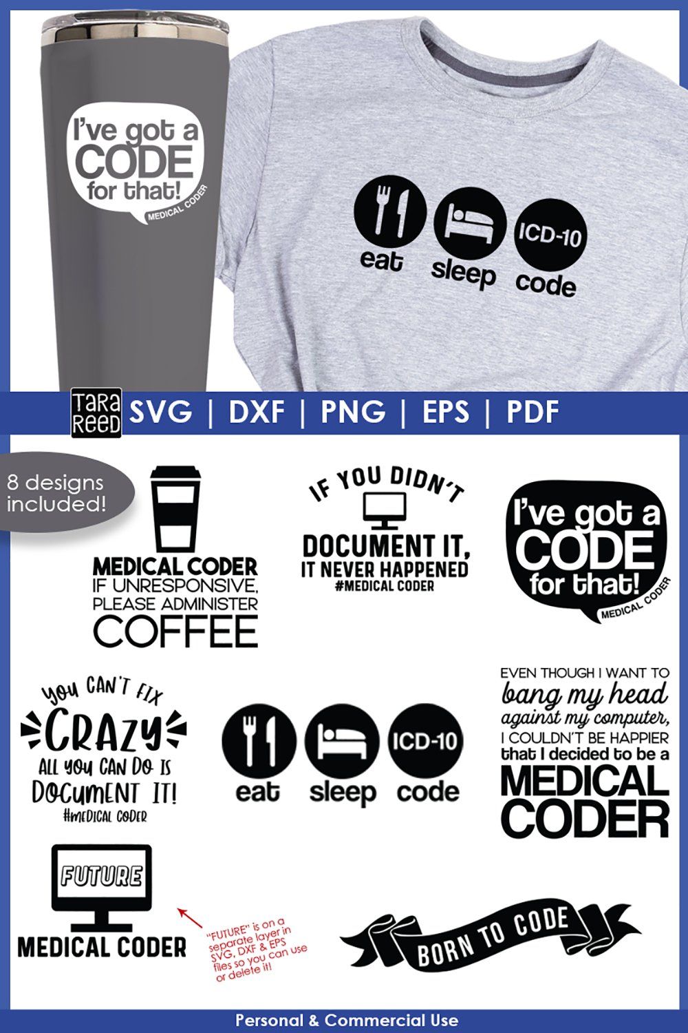 Medical Coder - SVG and Cut Files for Cricut and Silhouette