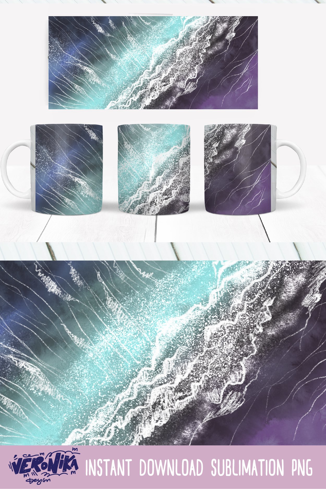 Mug sublimation. Ocean sublimation (1750321)
