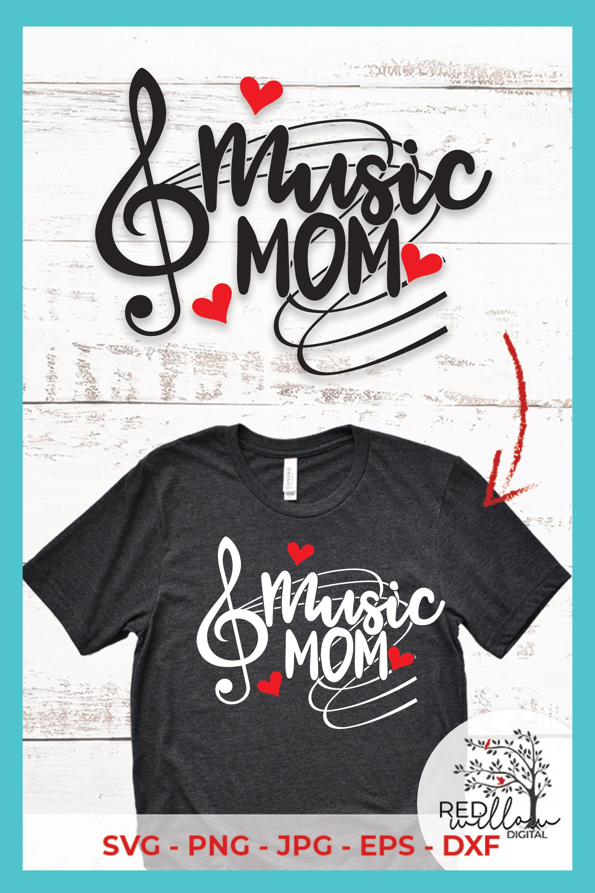 Music Mom | Mom Life Shirt SVG