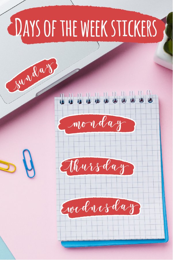 Days of the week stickers (1121136)